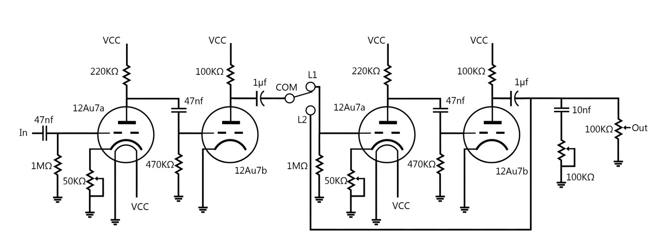 My works...: 'The Howler' - Tube Overdrive/Distortion Pre-amplifier Unit