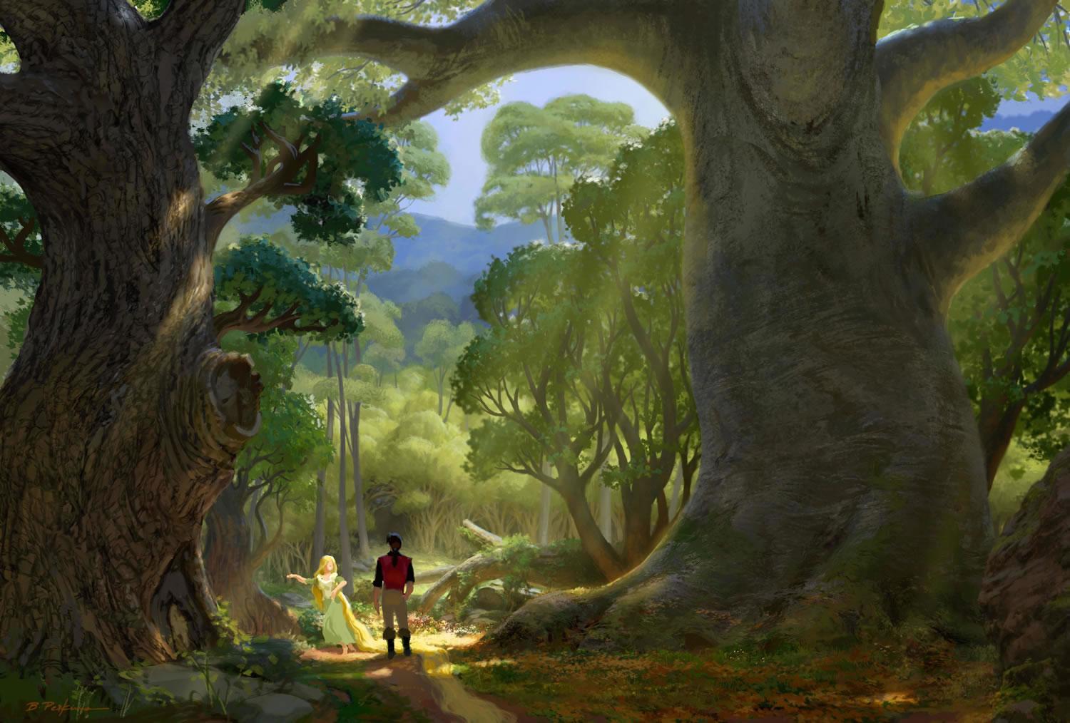 The Wanderings of a Dreamer: Rapunzel Concept Art