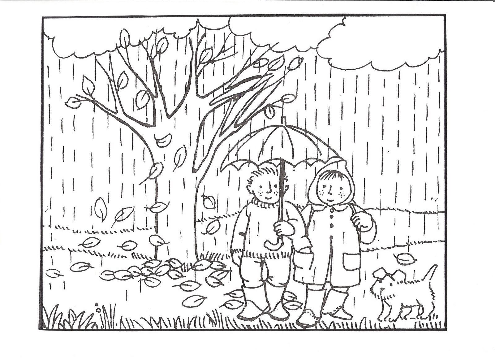 EDUCABLOG DE ALHABIA: Colorea el otoño