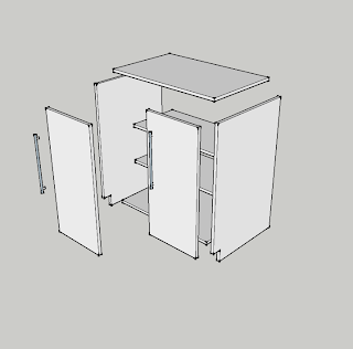 Hailey's Portfolio: Exploded Cabinet Detail
