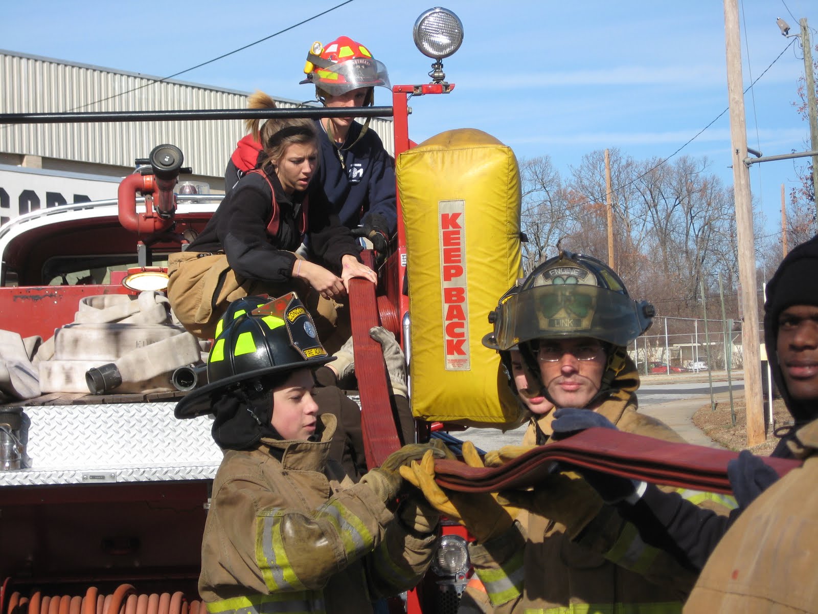 Concord High School Fire Academy: Packing and Deploying Hose Lines