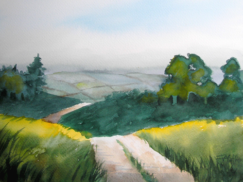 Beverly Fagan Gilbertson Fine Art: Country Road