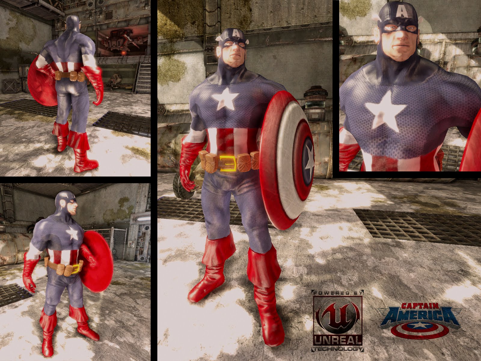 brad harris 3d artist: Captain America
