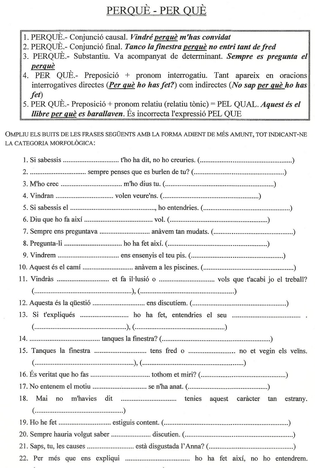 PILAR CAPDEVILA: QUADRES DIVERSOS / 2n DE BATXILLERAT