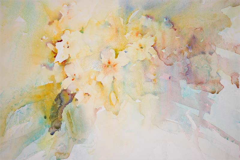 Watercolours With Life: Primroses in Watercolour