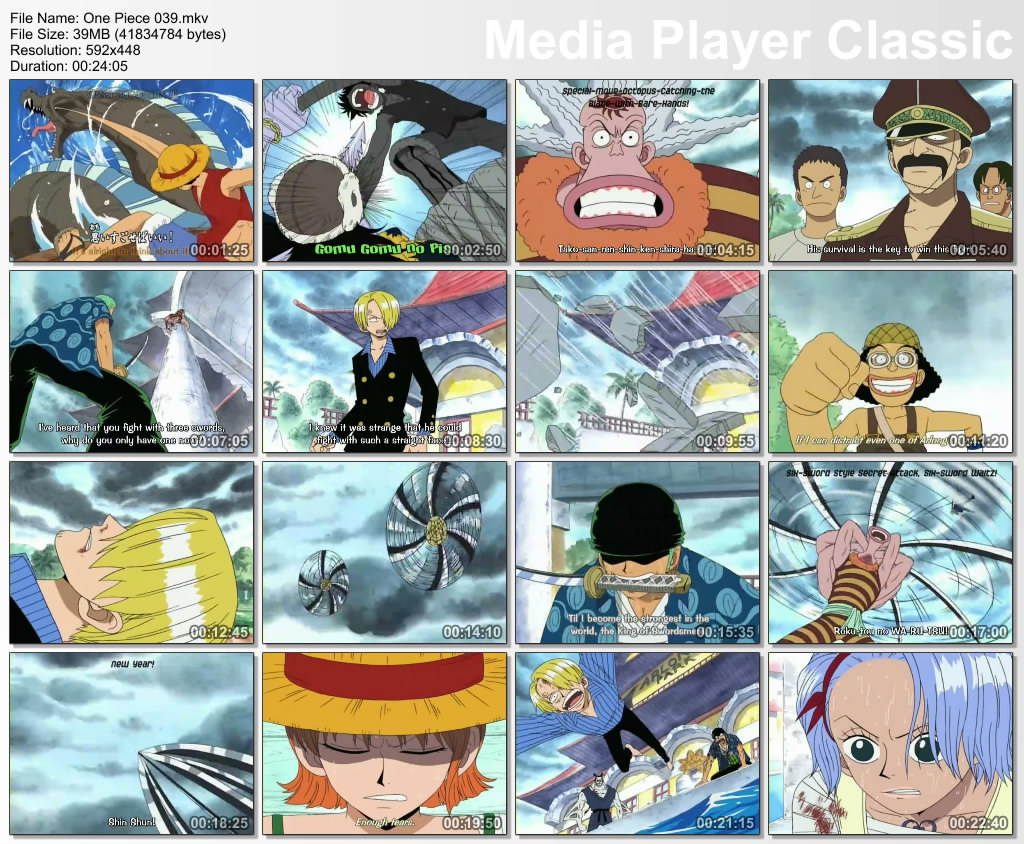 One Piece: 39 Luffy Submerged Zoro vs. Hatchan the Octopus