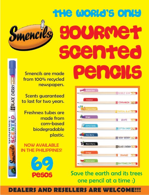Heapful of Help: Smencils: Gourmet Scented Pencils Now Available in the ...