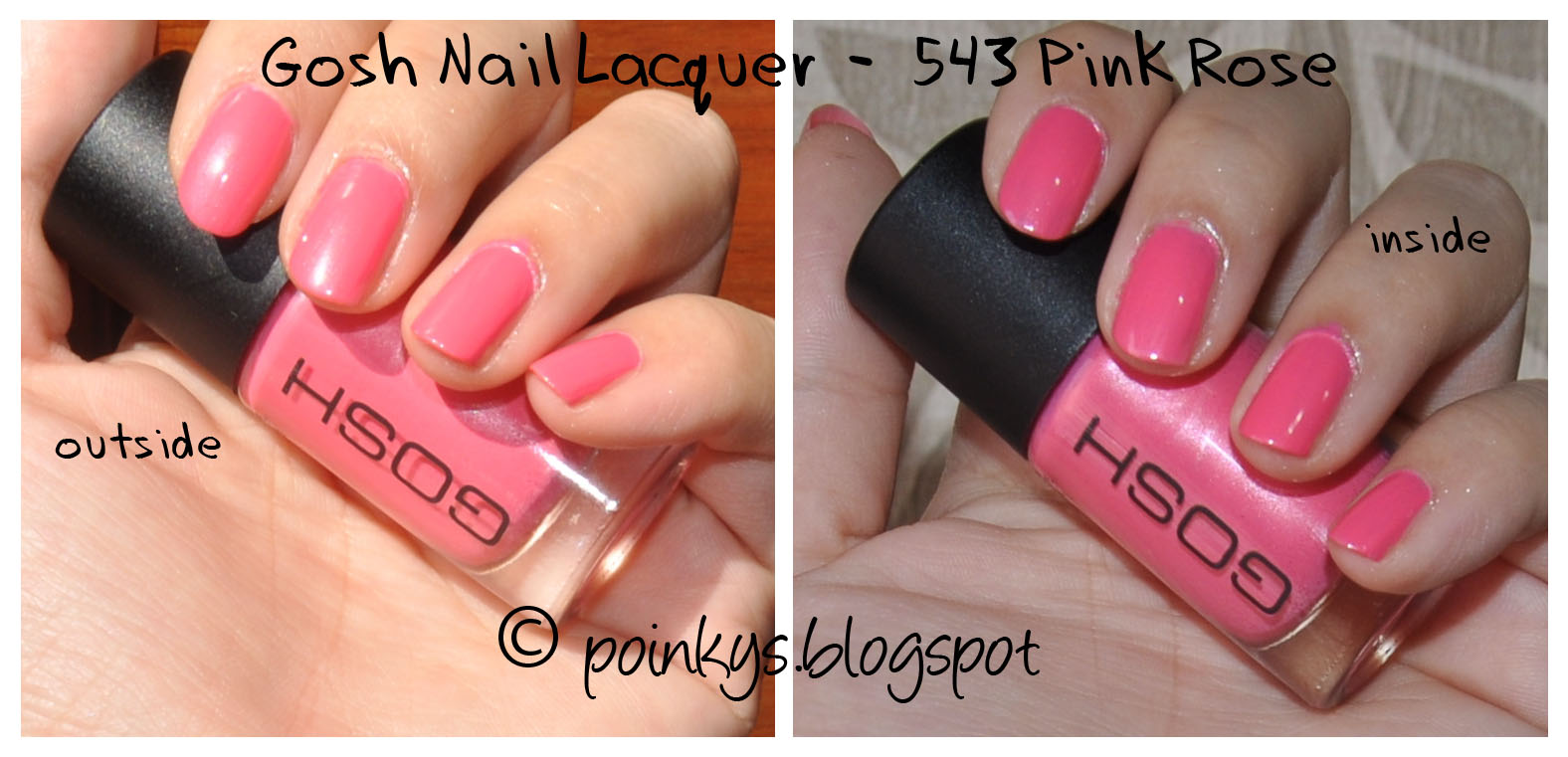 Life's Little Delights: Gosh Cosmetics Nail Lacquer in Pink Rose & Frou ...