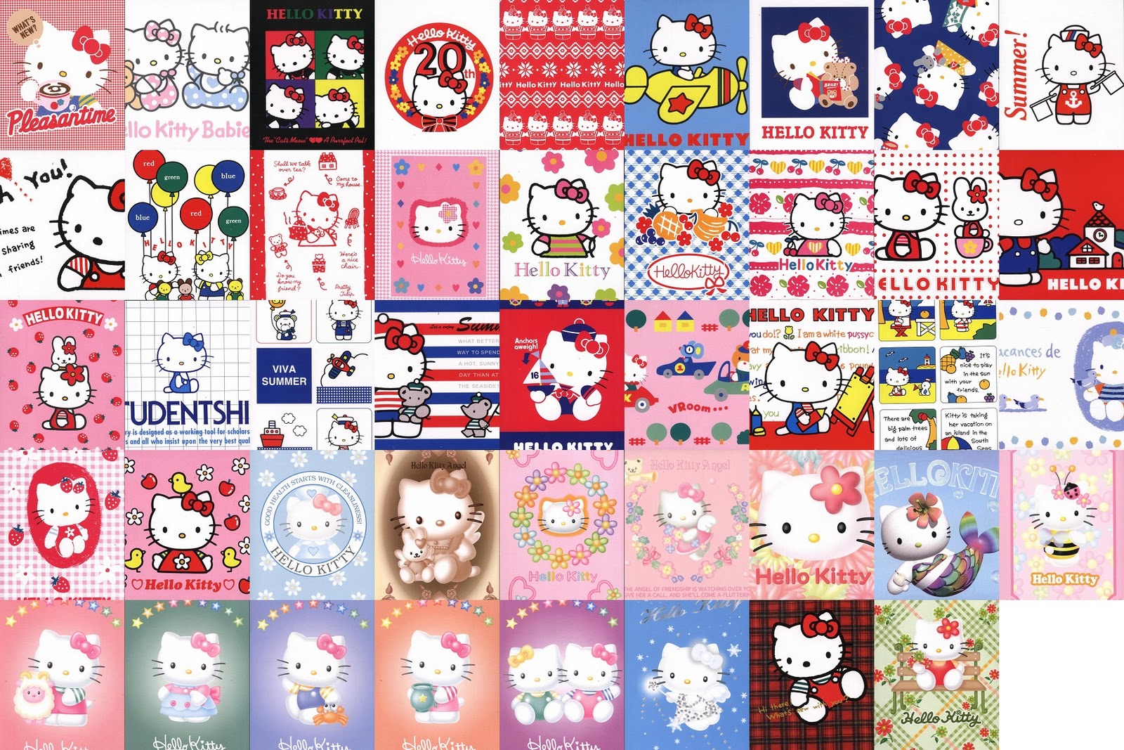 61love 明信片Postcrossing: [Postcard] Hello Kitty postcards