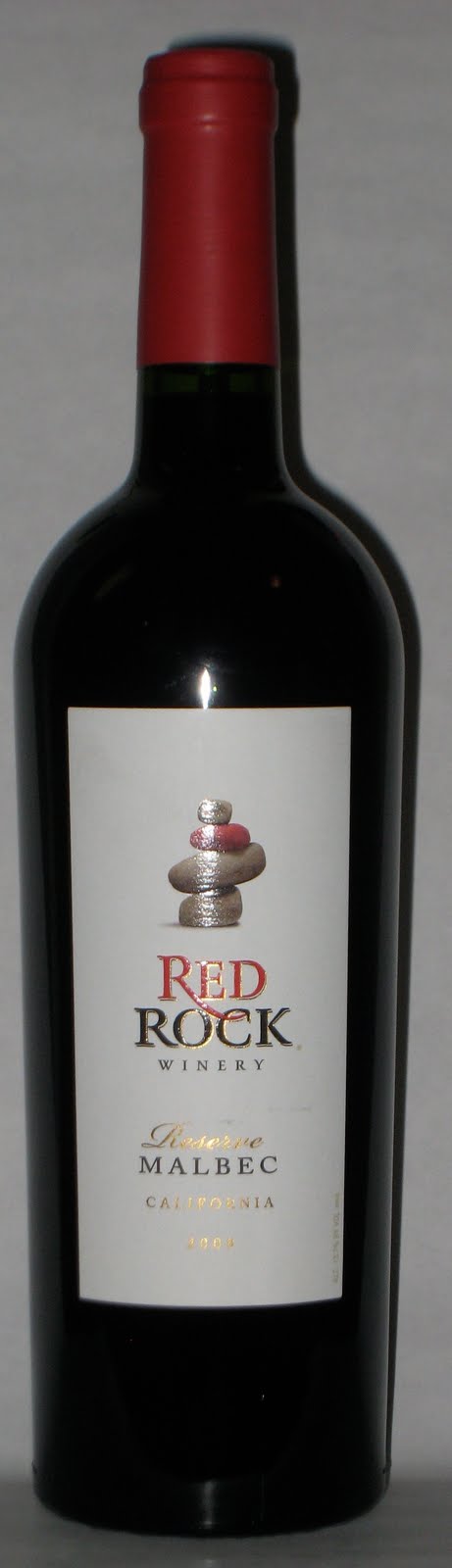 BrianOnWine: Red Rock 2008 Reserve Malbec