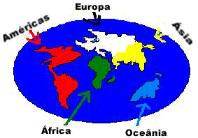 Aprendendo Geografia: Os Continentes