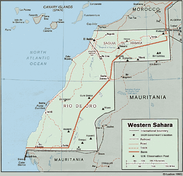 Western Sahara Resource Center: Where is Western Sahara?