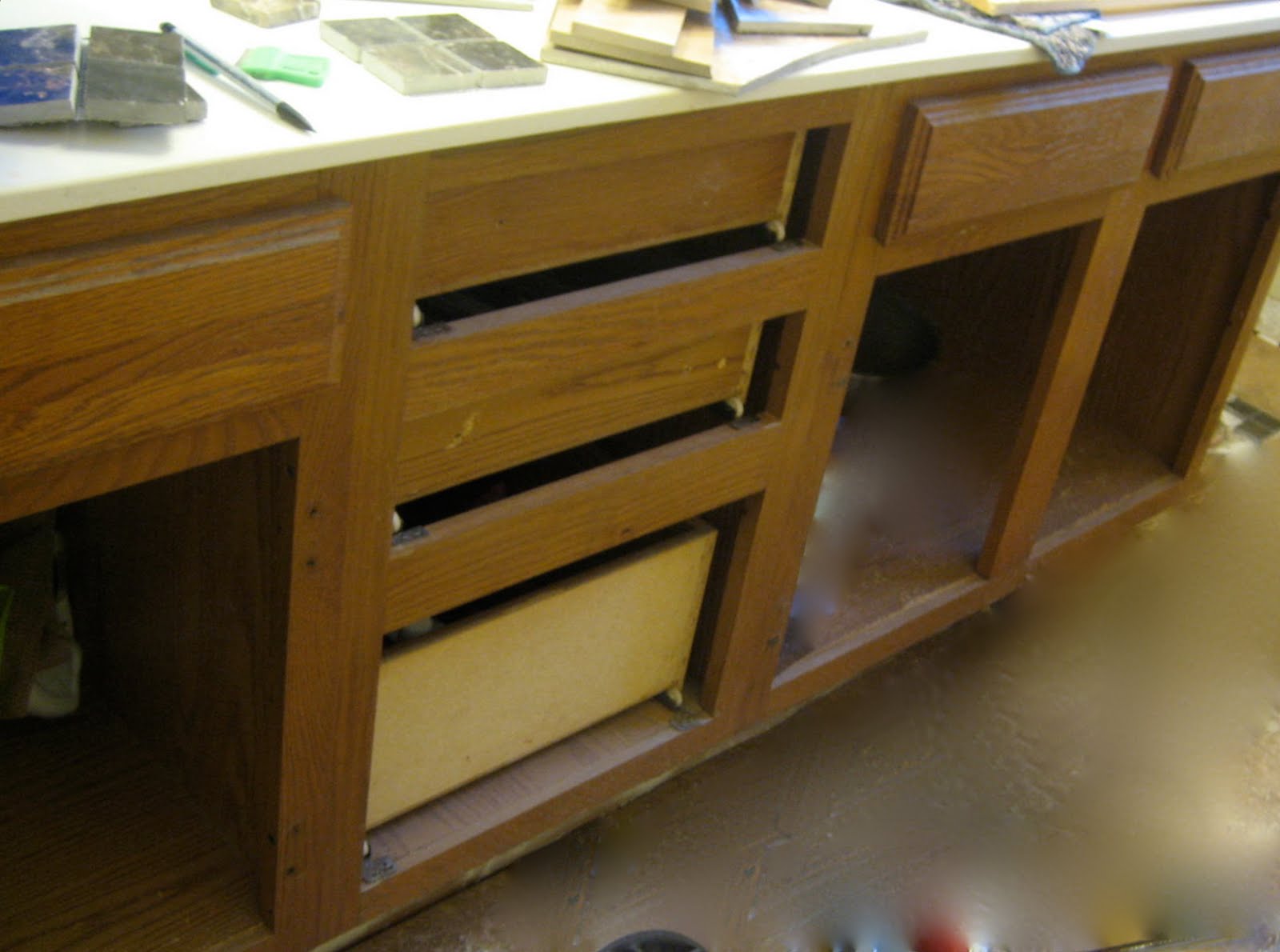 Subtle Tee: Almost new cabinets