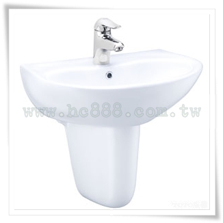 TOTO 壁掛式短腳臉盆 LW240CJ/LW240HFJ | 宏騏 水電 材料 五金 維修