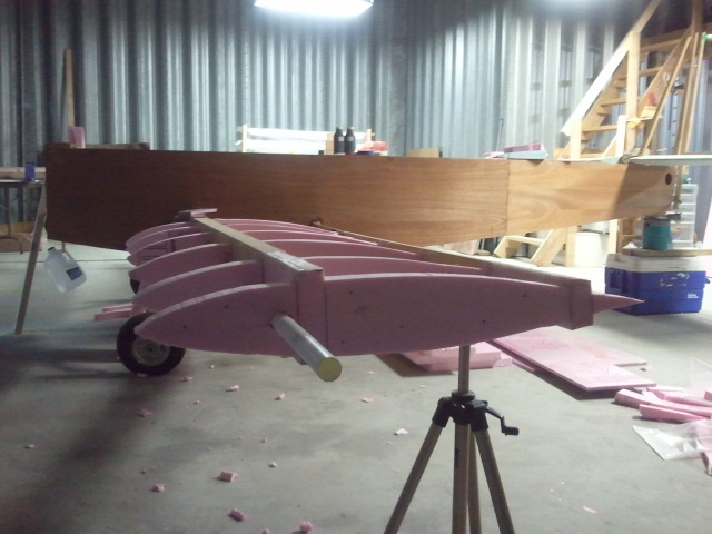 N494bp: Foam Ribs on Pilot Side and Conduit