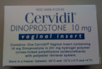 Stephanie is having a baby!: Cervidil in, 1 cm dilated, 50% effaced