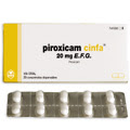piroxicam un antiflamatorio no esteroideo: PIROXICAN