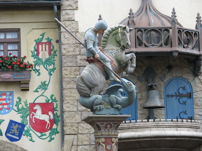 Tribute To Legendary Dragon Slayer In Epcot Gemany | Disney World Blog ...