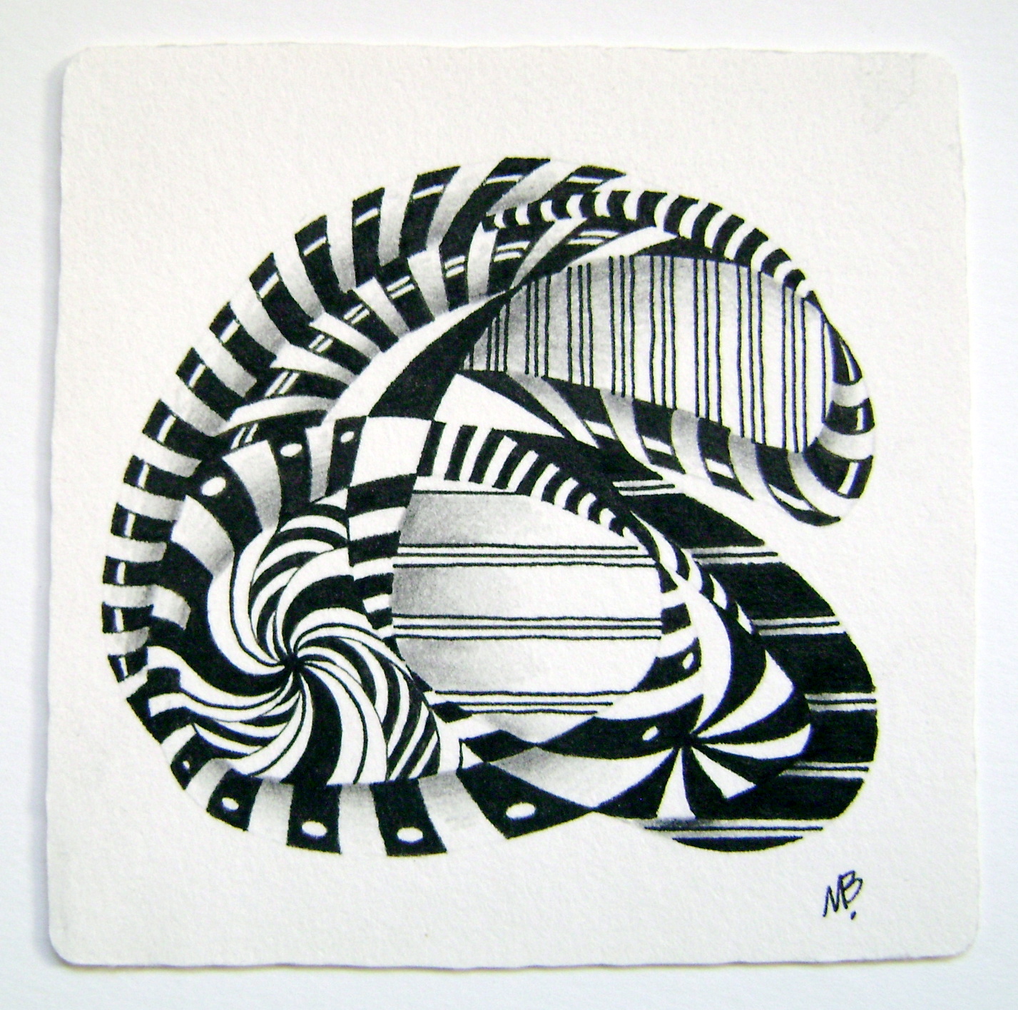 Enthusiastic Artist: Monotangles