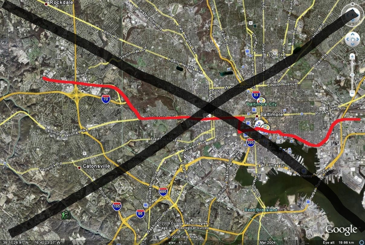 Baltimore City's Past Present and Future: New Rail Lines: Start ...