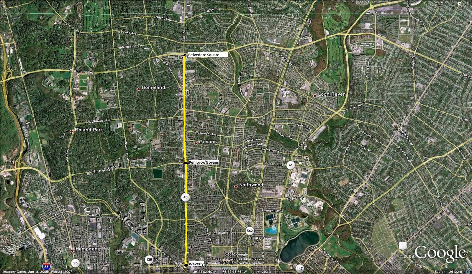 Baltimore City's Past Present and Future: New Rail Lines: Start ...