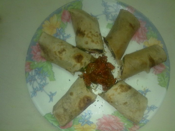 Kitchen Karmic: Fusion Chapati Rolls