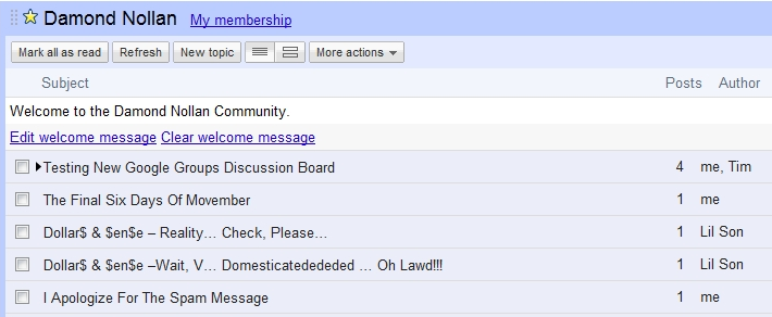 Build Your Community Using The New Google Groups ~ damondnollan.com