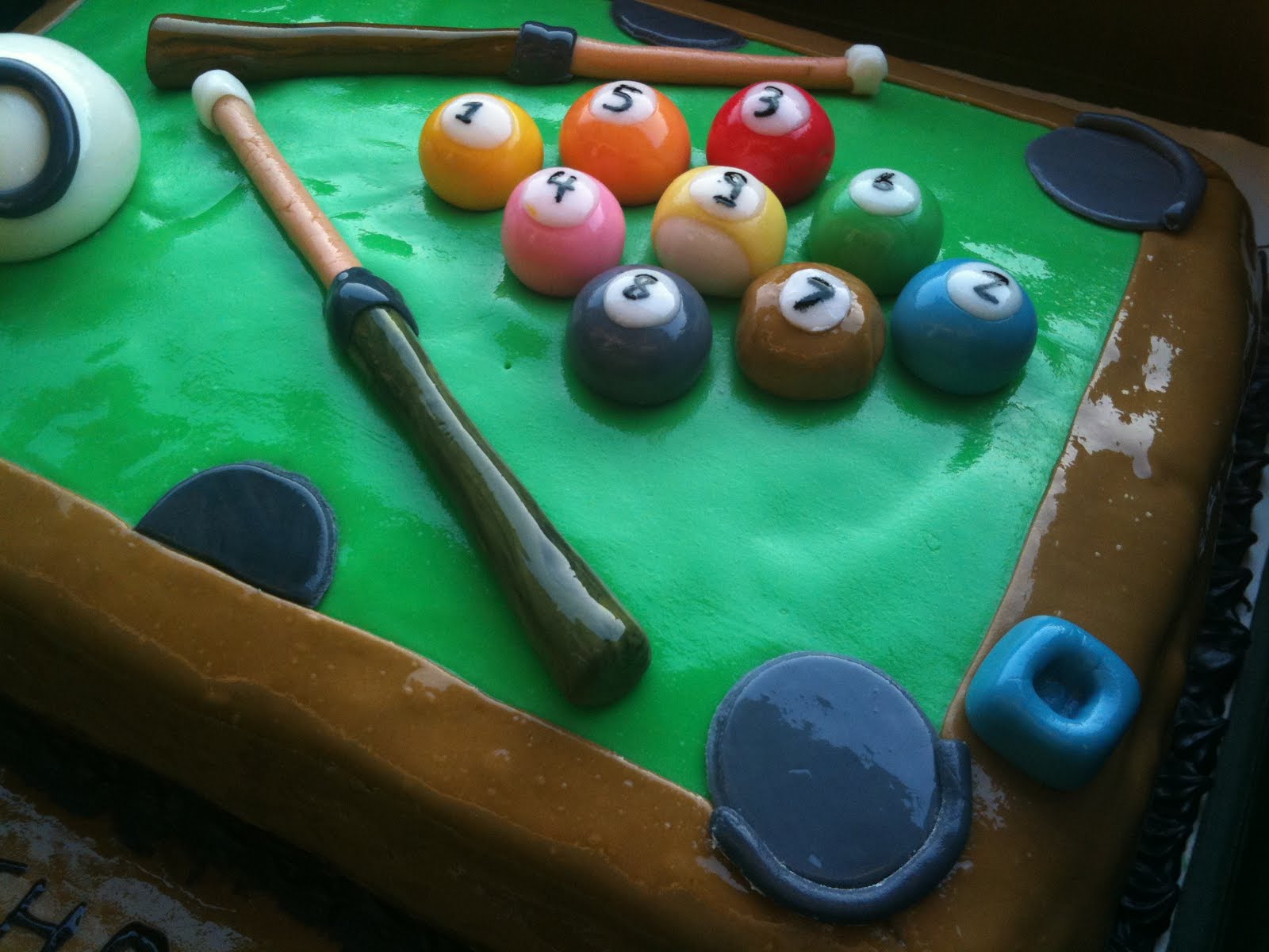 Cake Bossa Nova: Pool Table Cake!
