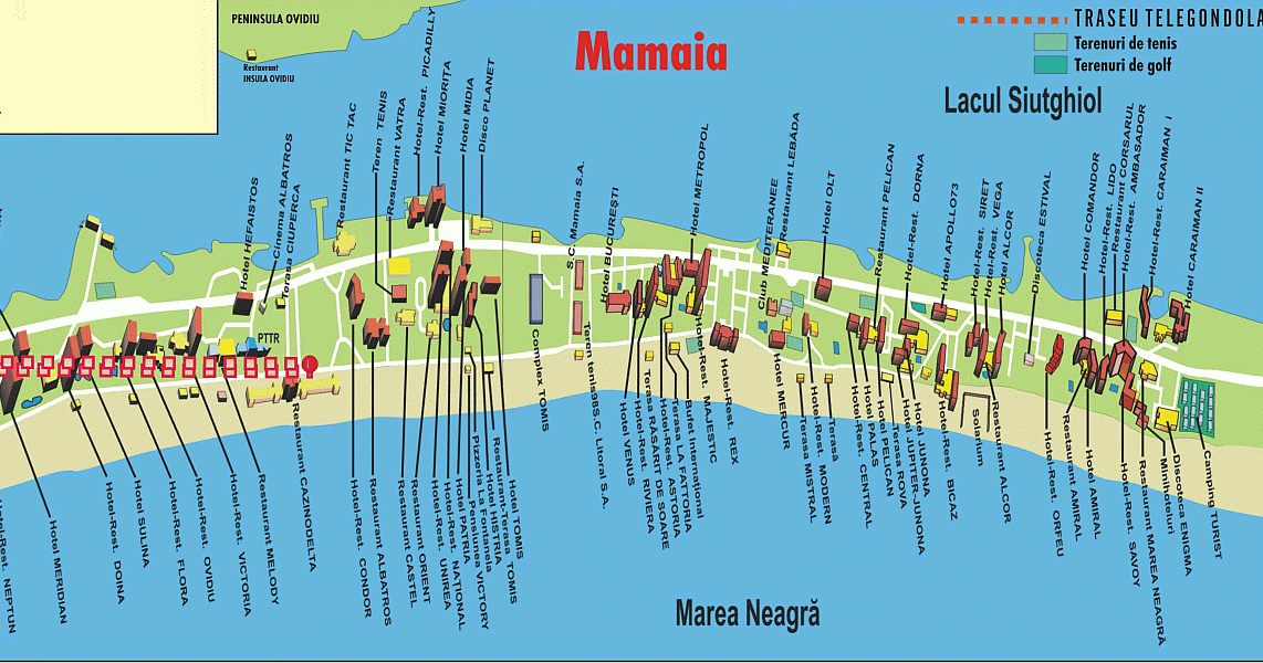 Feroviarii: Harta Statiunii Mamaia