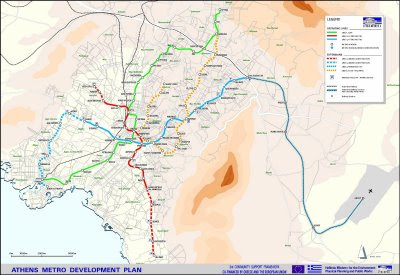 Feroviarii: Harti metrou Atena Grecia