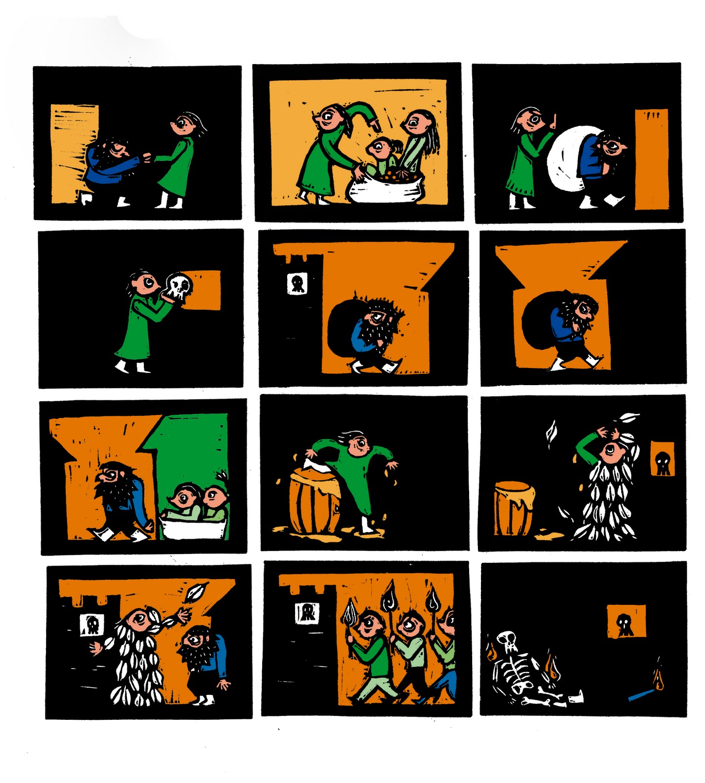 Roxanne Latinne: L'oiseau d'ourdi (couleur)