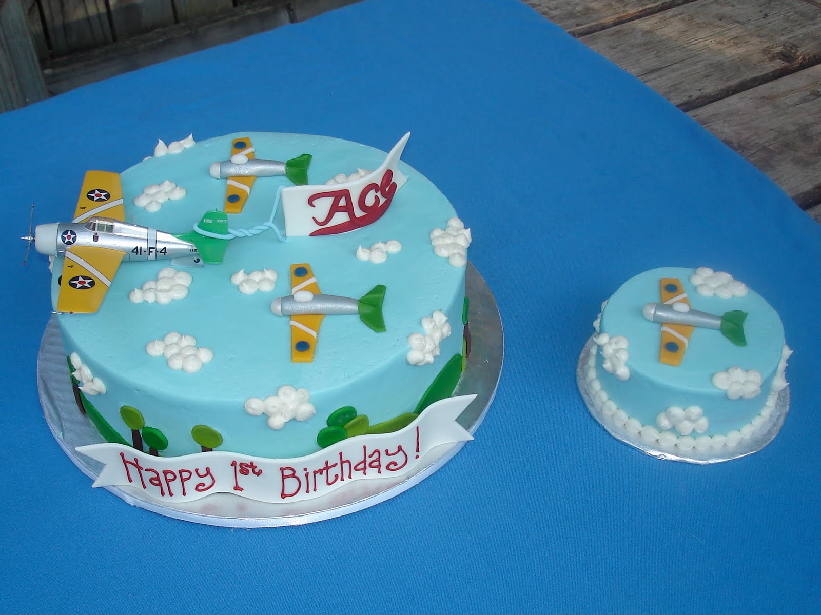 Susana's Cakes: Flying Aces Birthday Cake