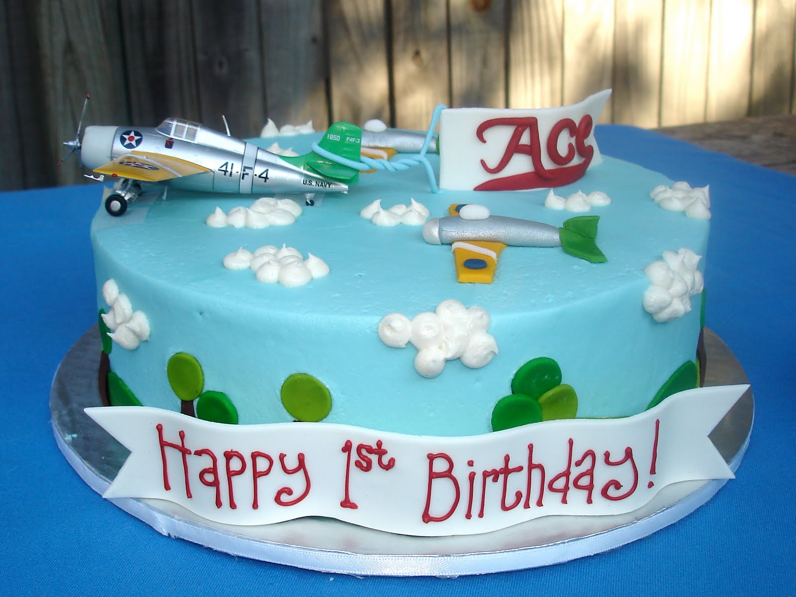 Susana's Cakes: Flying Aces Birthday Cake