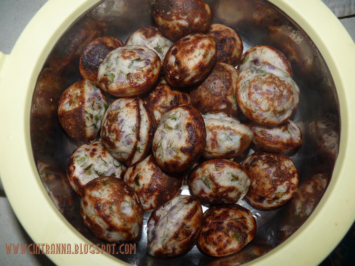 Chitranna: Dill Paddu With Spicy Chutney....