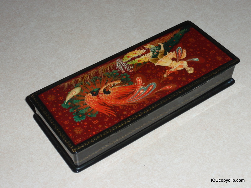 Russian Lacquer Boxes: "The Firebird" Russian Lacquer Box Signed From ...