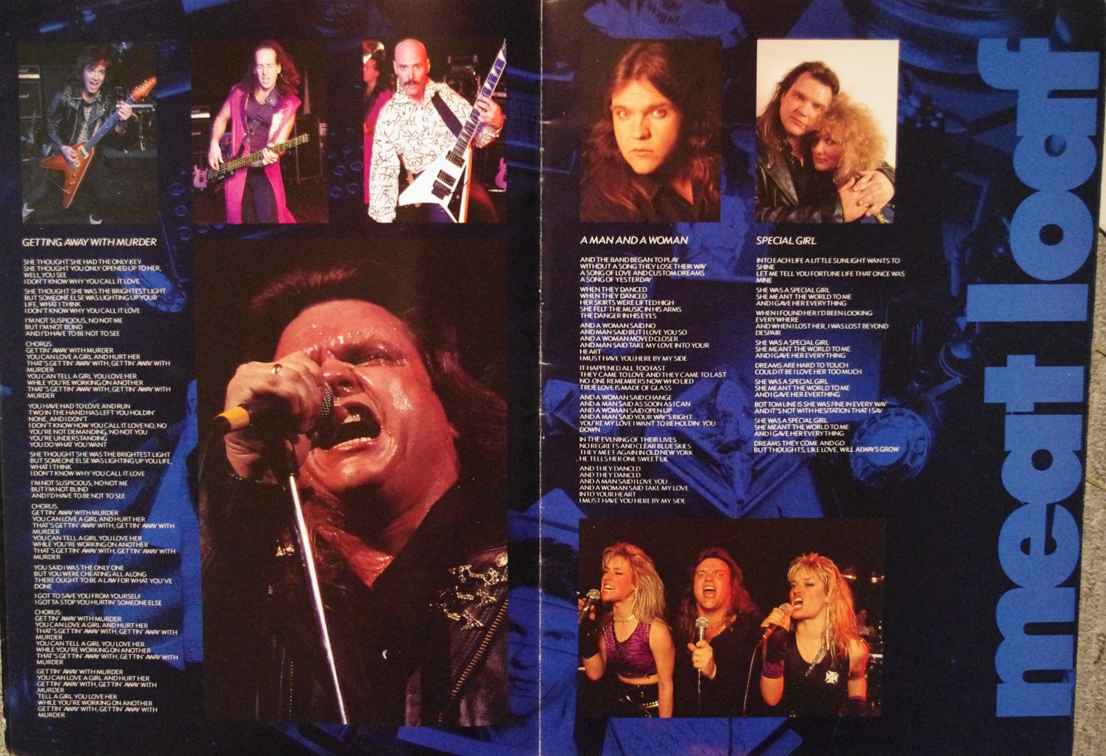 Meat Loaf - Vinyl, Singles 7"/12" and other stuff: Tour Program ---- 1987
