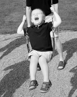 If God is for me....: Little boy bums and laughter....