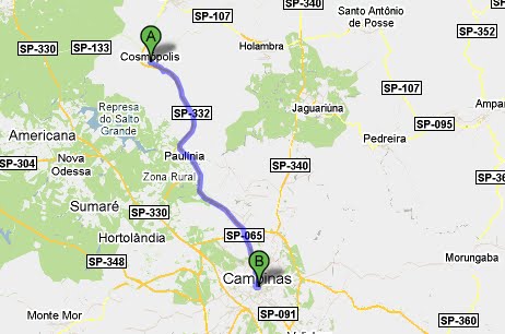 GRUPO RAPIDO VALINHOS: Linha 1678-1 Cosmopolis X Campinas