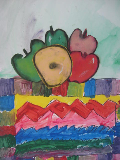 MaryMaking: Cezanne Meets Matisse Apple Still Life
