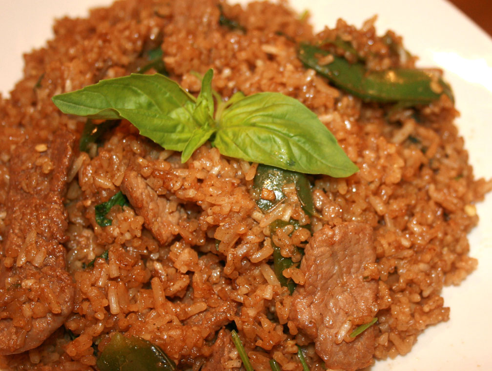 Taste Of Spice: Spicy Hot Basil Fried Rice (Kao Pad Kar Pao)