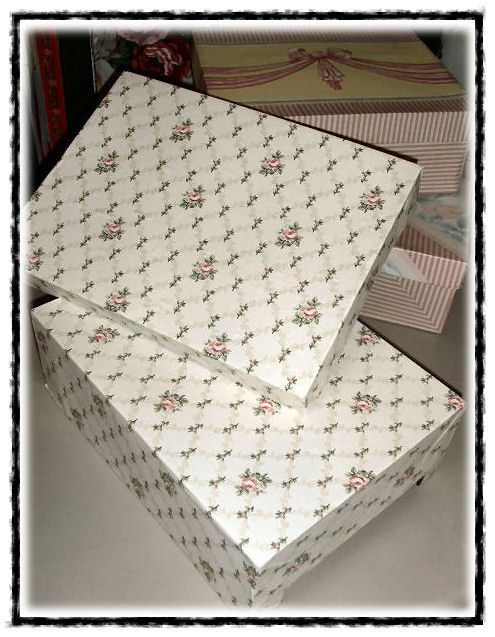 IsabellasCloset: ~Covered wallpaper boxes~