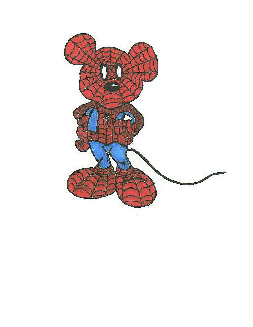 Top Mouse Art work: Spidey Mickey Mouse