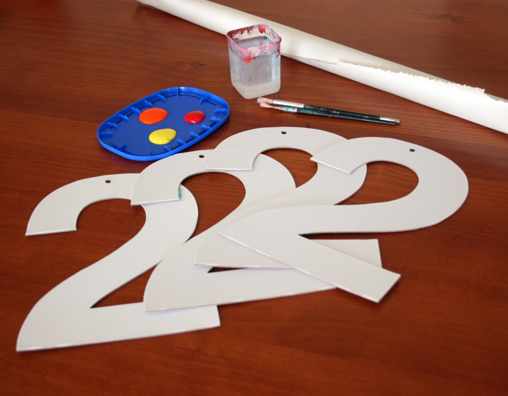 WallFry | Wall Art for Small Fry: Making Number 2s