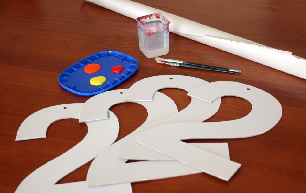 WallFry | Wall Art for Small Fry: Making Number 2s