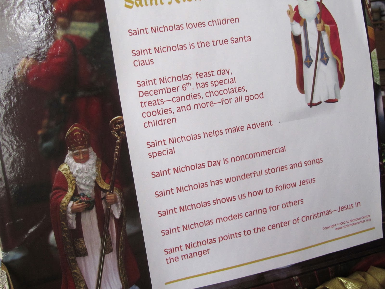 Twelve Crafts Till Christmas: our traditions: st. nicholas' day
