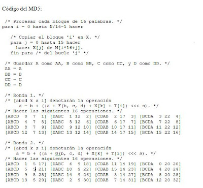 documental sobre el algoritmo MD5