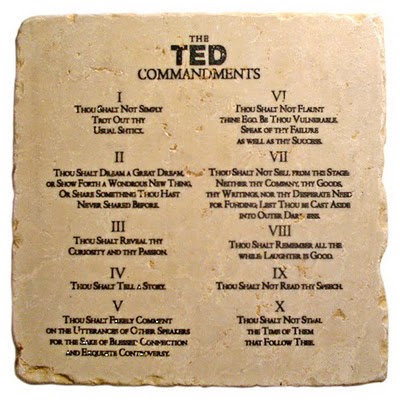 ANITA NYOTOSETIADI DIARY: The TED Commandments