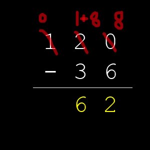 Number System Operations: OCTAL SUBTRACTION