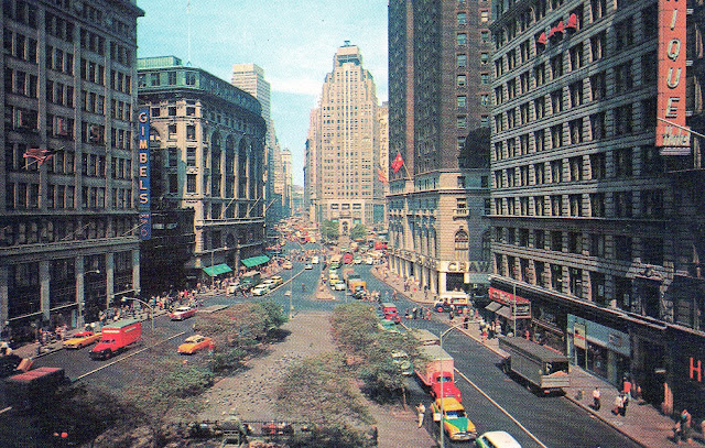 New York - History - Geschichte: Gimbel's Passageway