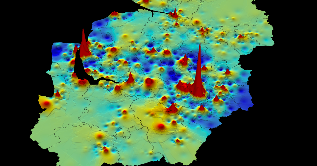 Under The Raedar Geovisualization